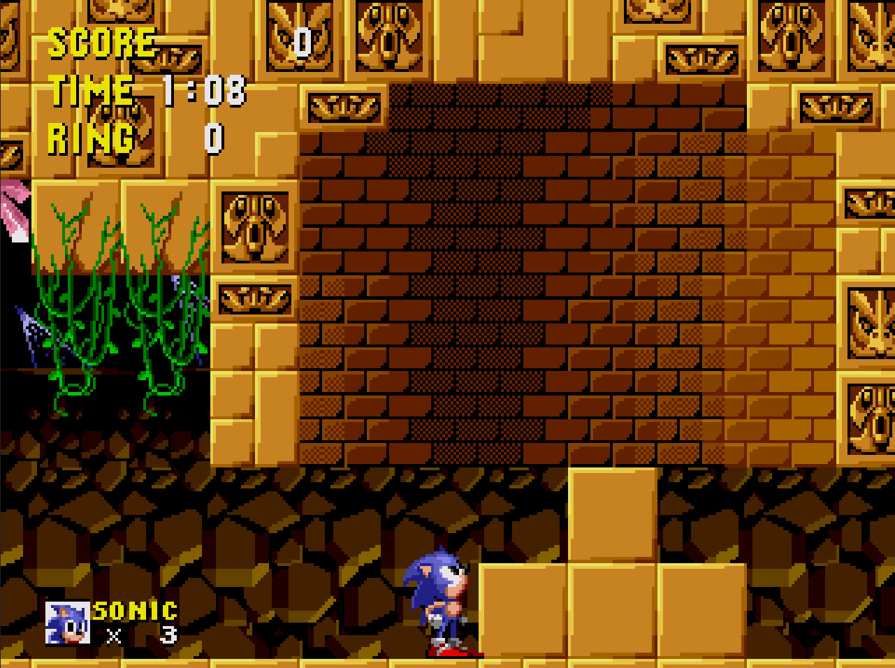Beta Labyrinth Zone graphics, because why not [Sonic the Hedgehog (2013 ...
