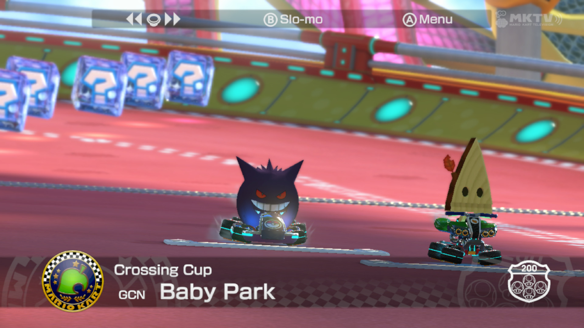 Gengar over Cat Peach [Mario Kart 8 Deluxe] [Requests]