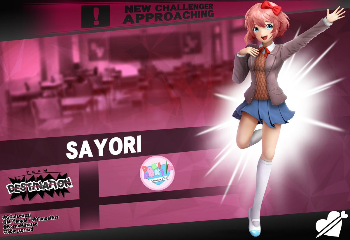 Monika, Sayori, Natsuki & Yuri from Doki Doki Literature Club over ...