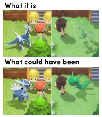 Pokemon Rumble model over Pokemon BDSP Overworld (Following) model ...