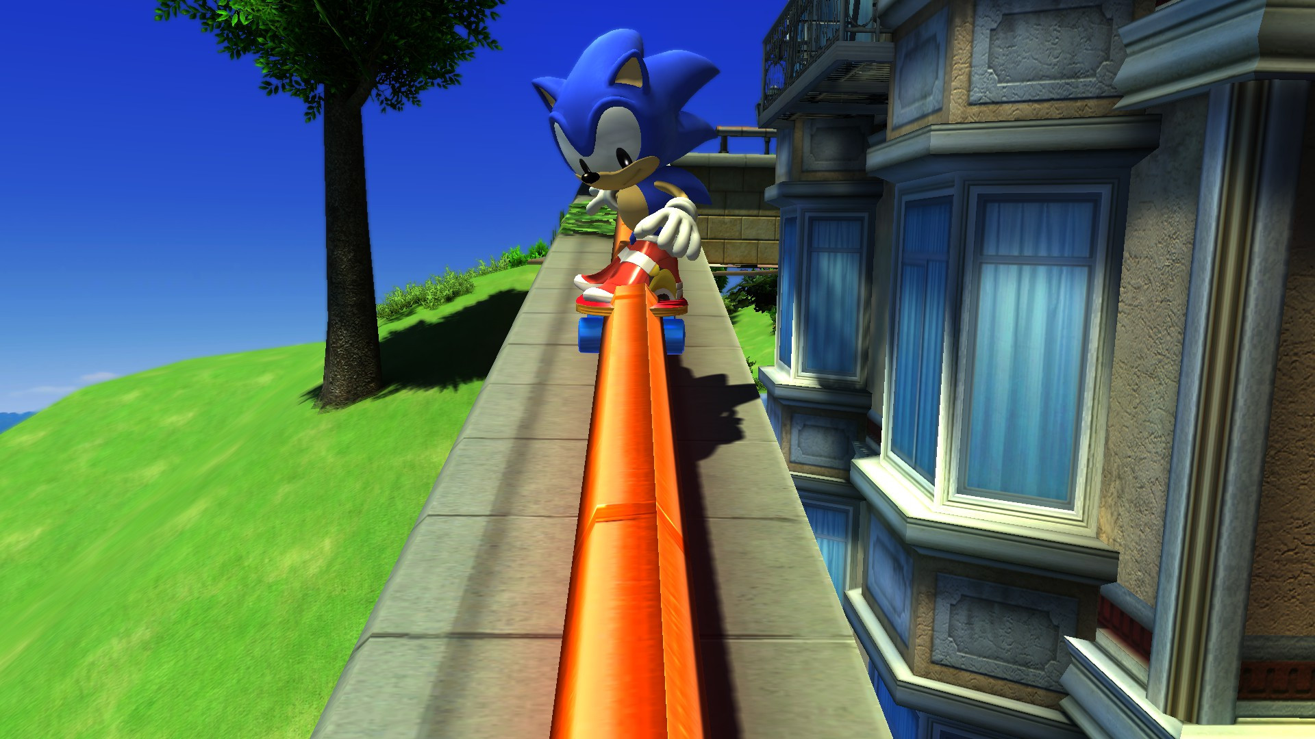 Classic Sonic Rail Grind Animation Request for Sonic Generations (2011 ...