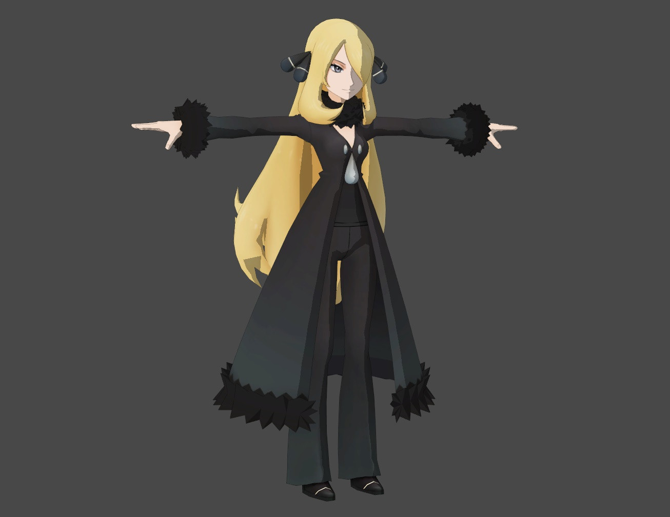 Cynthia player model (Pokémon Masters) Request for Pokemon Sword ...