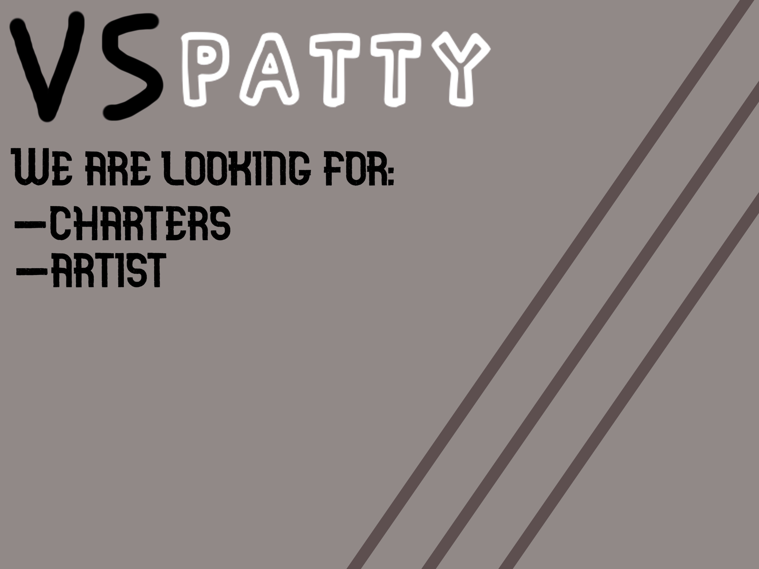 Need charters and an artist for my mod [Friday Night Funkin'] [Requests]