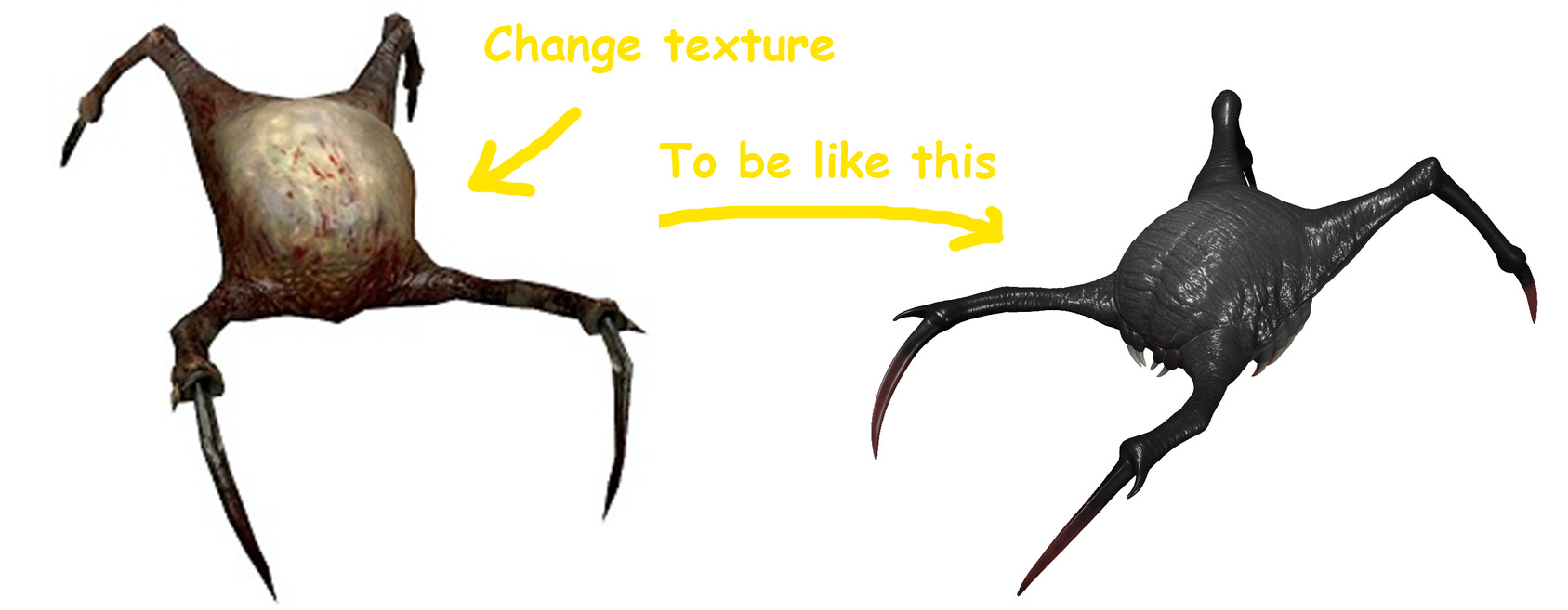 HL2 Headcrabs HL:A style textures Request for Half-Life 2 | HL2 Requests