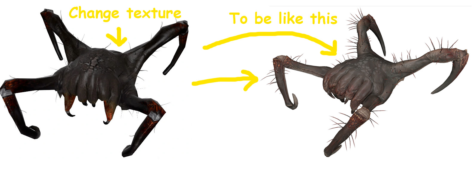 HL2 Headcrabs HL:A style textures Request for Half-Life 2 | HL2 Requests