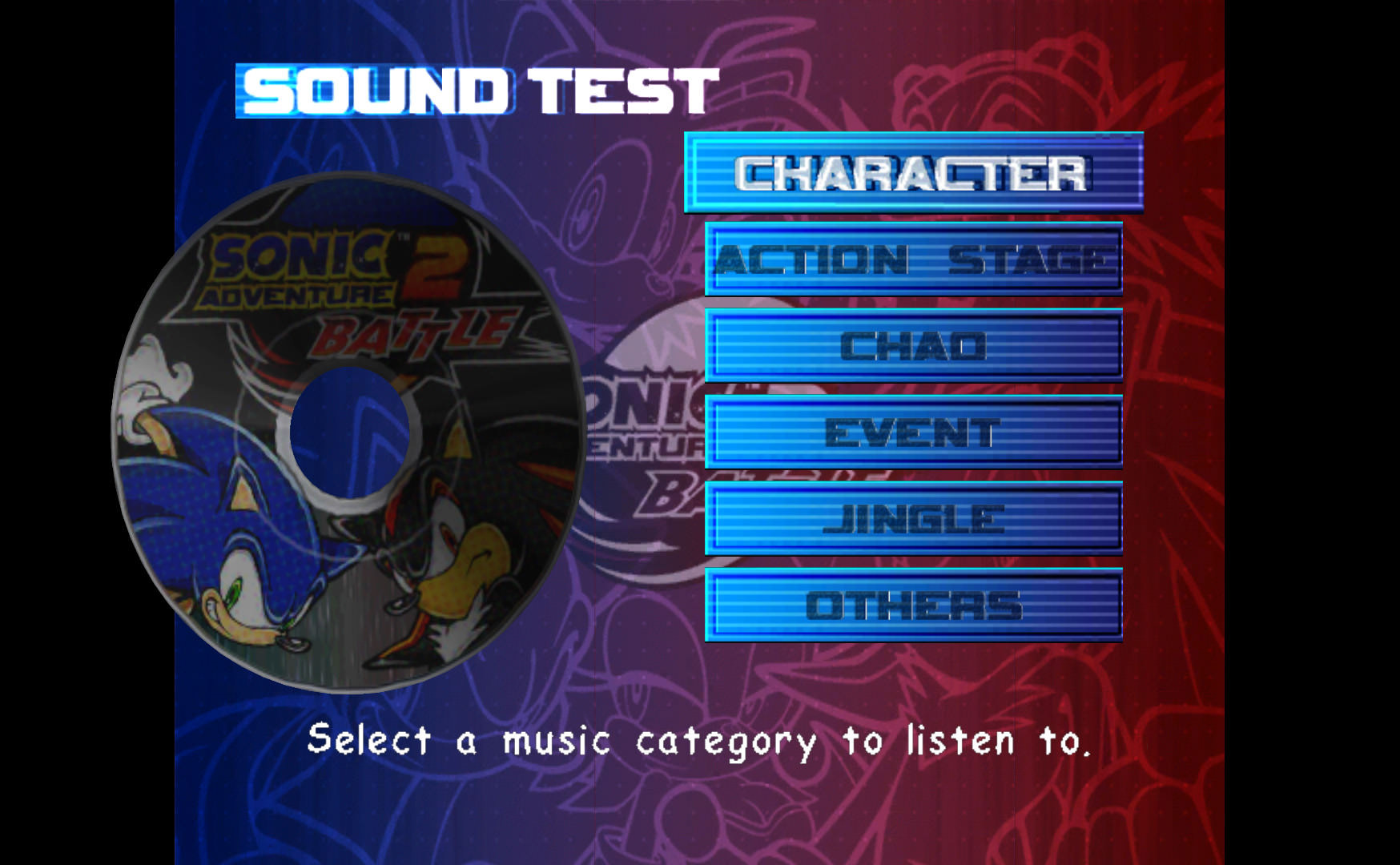 Sound settings? Request for Sonic Adventure 2 | SA2 Requests