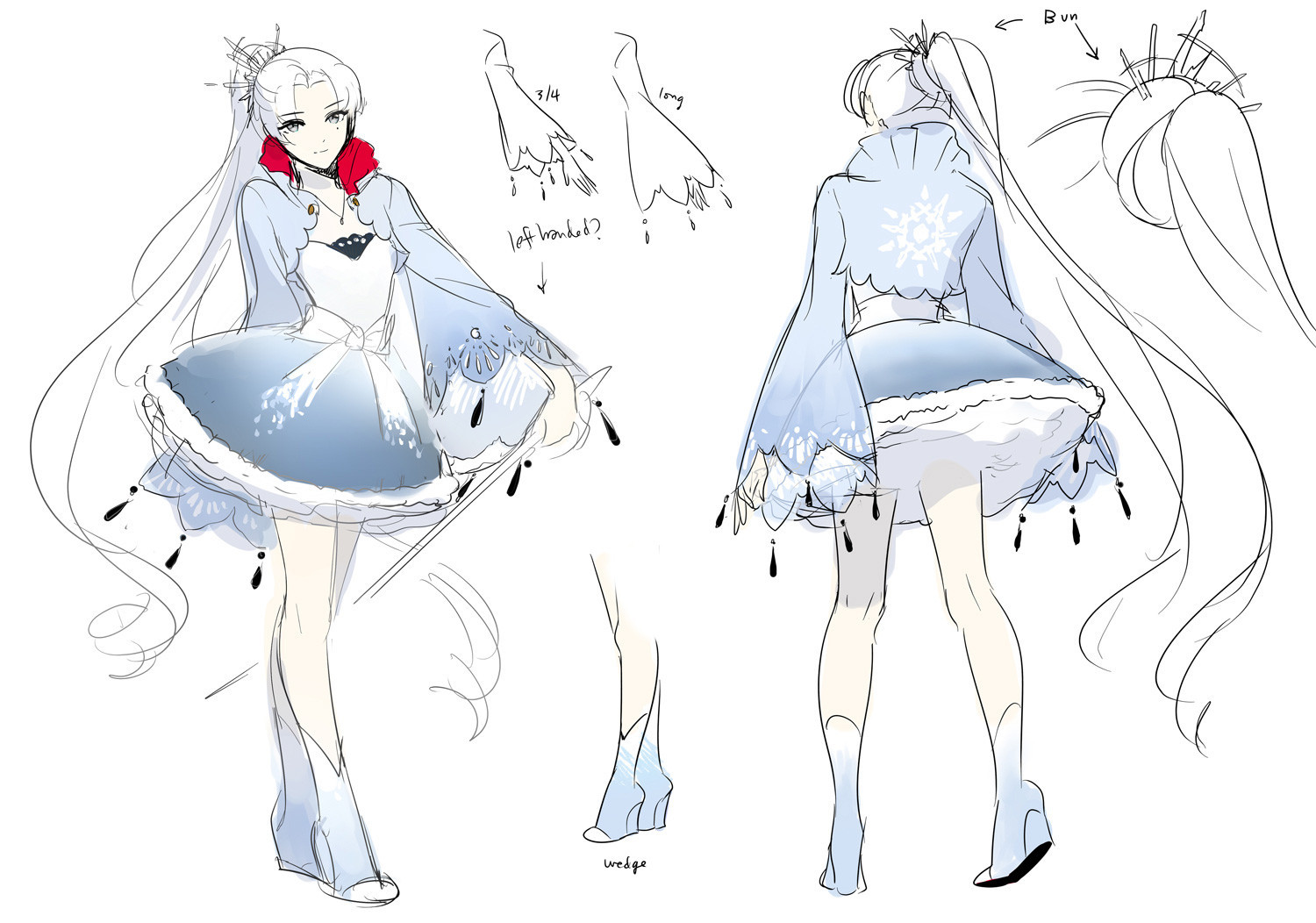 Weiss Schnee's outfit for Millia [GUILTY GEAR -STRIVE-] [Requests]