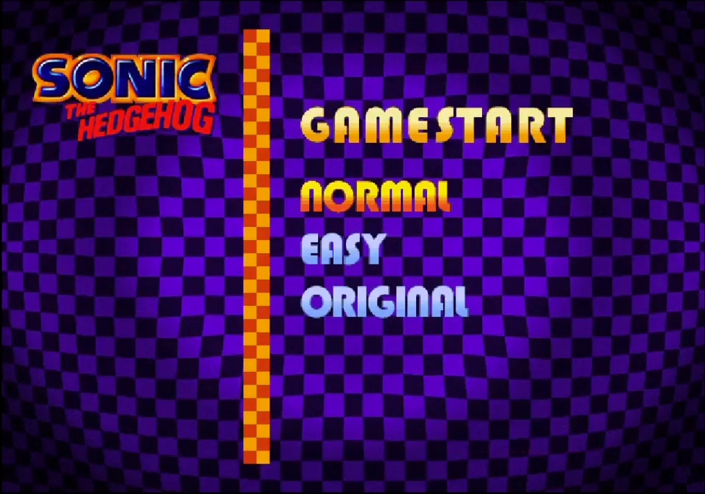 The Easy Mode and Normal Mode from Sonic Jam Request for Sonic the ...