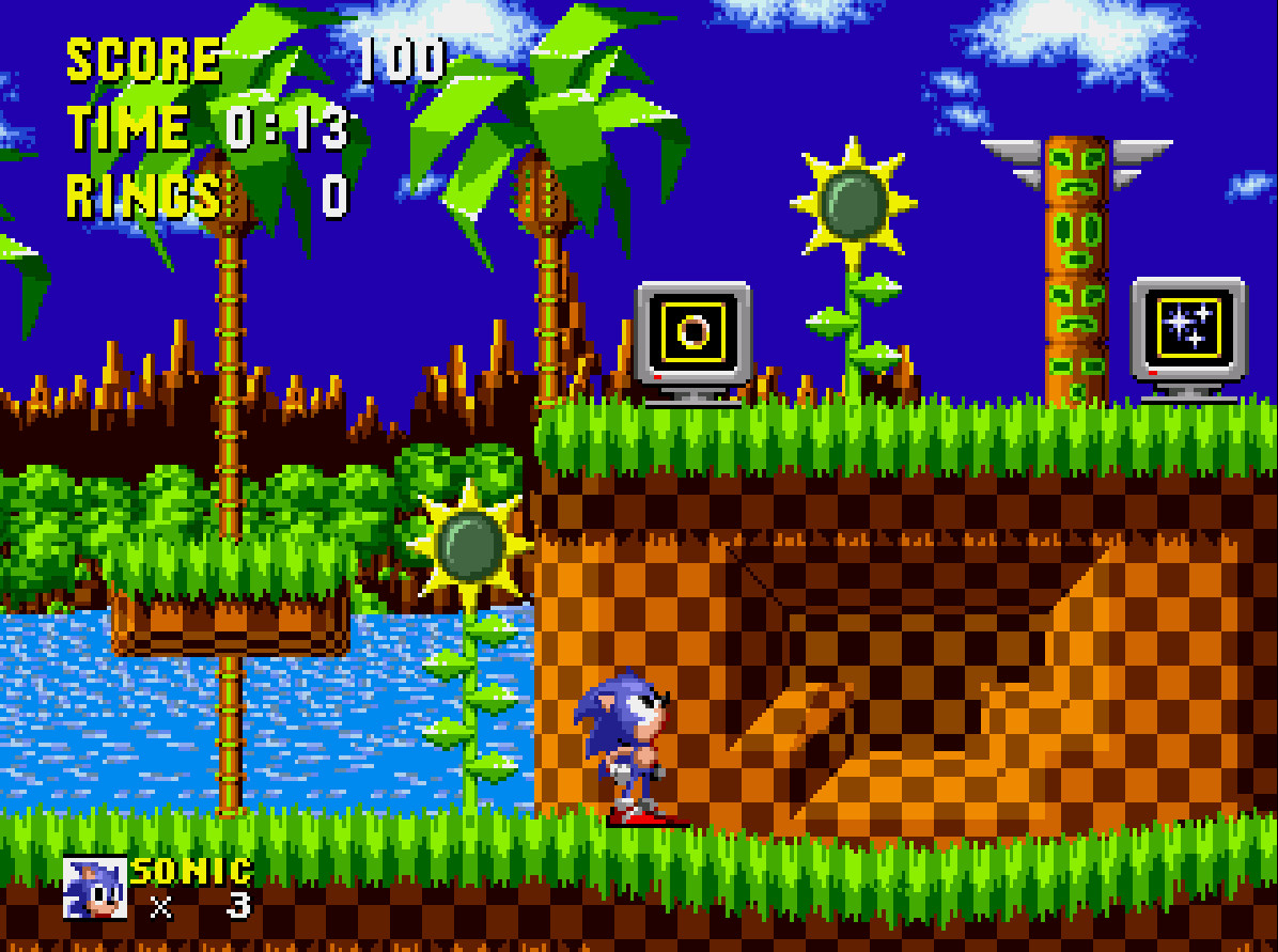 The Easy Mode and Normal Mode from Sonic Jam Request for Sonic the ...