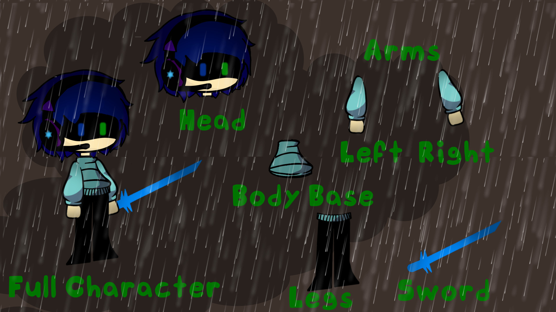 Animation Base Example For My Oc [Friday Night Funkin'] [Requests]