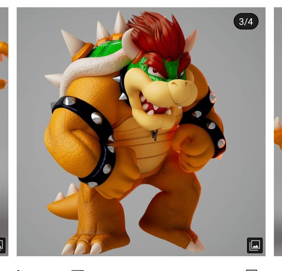 Better Bowser model for smash [Super Smash Bros. Ultimate] [Requests]