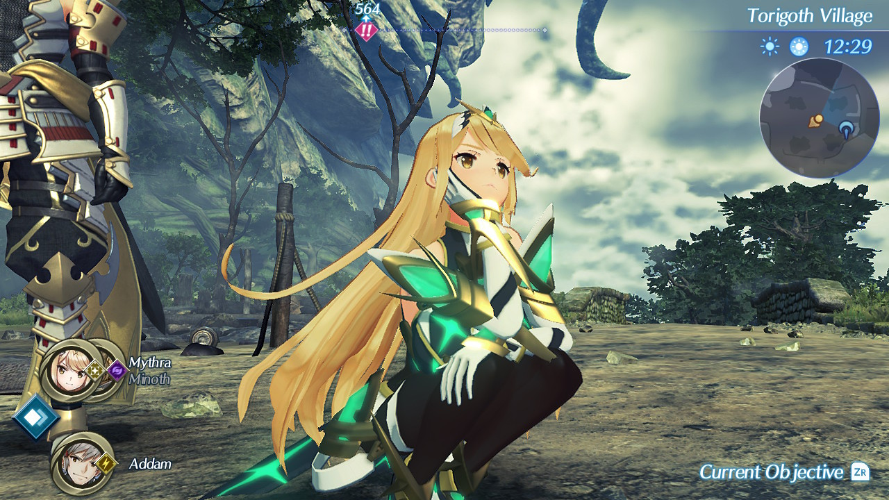 Change Mythra's crouch to her idle animation from XC2 Request for Super ...