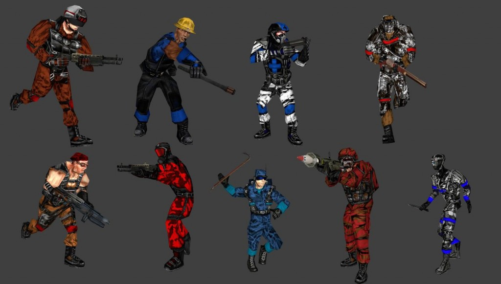 somebody can make skins of the mercs of team fortress classic Request ...