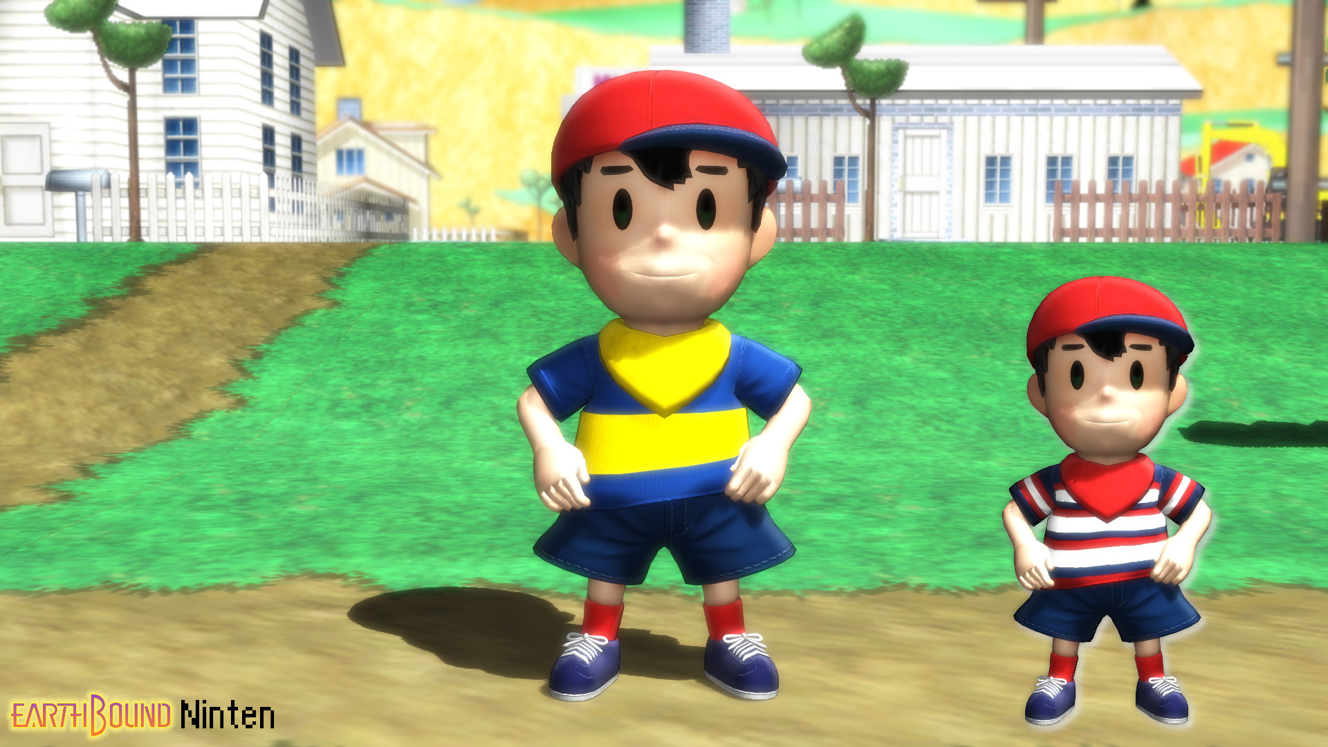 Ninten, Ness and Lucas over Steven Universe [MultiVersus] [Requests]