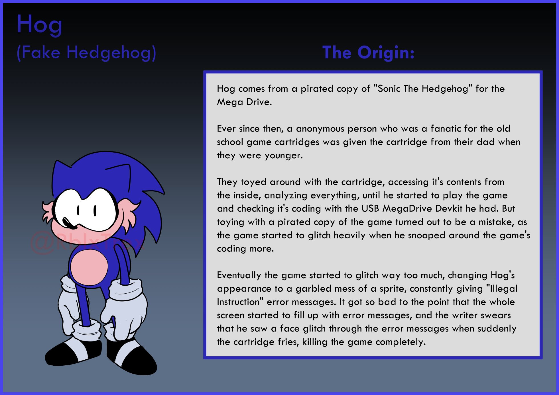 Hog the needlemouse [Sonic World] [Requests]