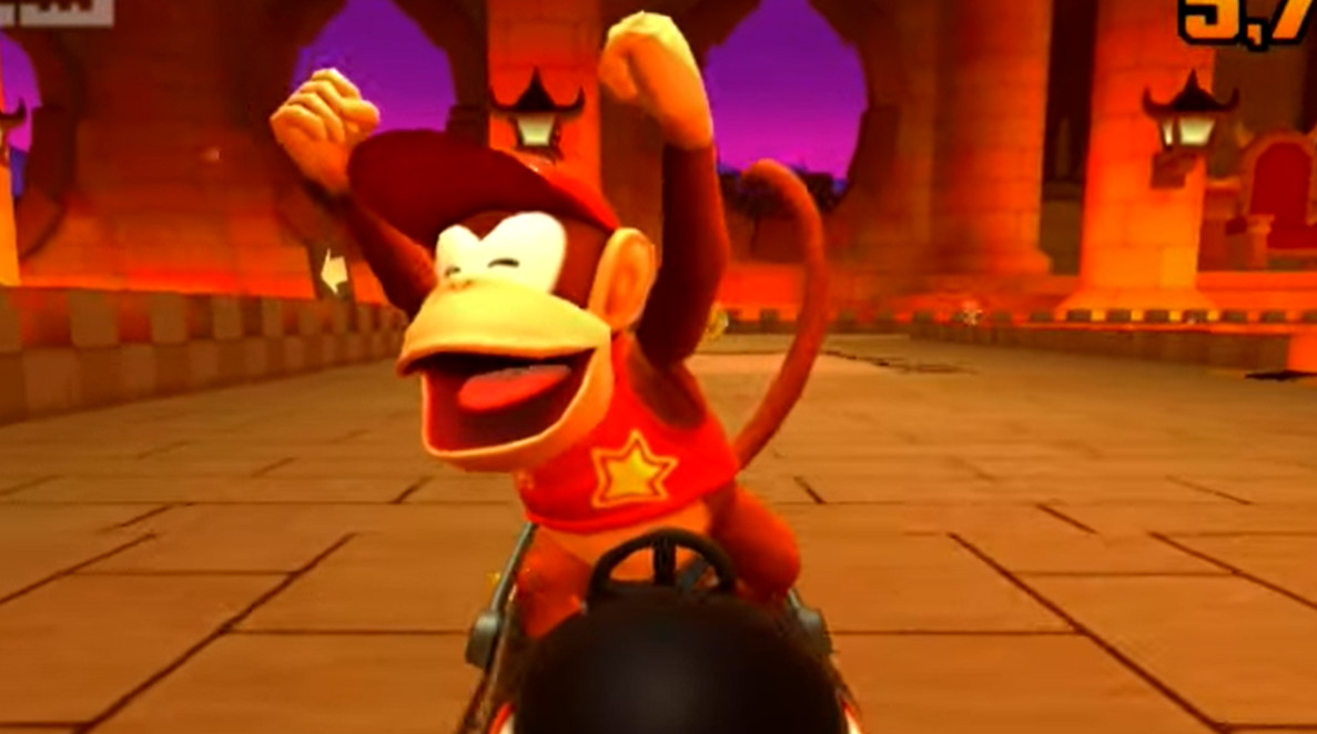 Diddy Kong Tour Animation 600 Point Reward Request for Mario Kart 8 ...