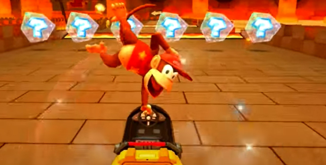 Diddy Kong Tour Animation 600 Point Reward Request for Mario Kart 8 ...