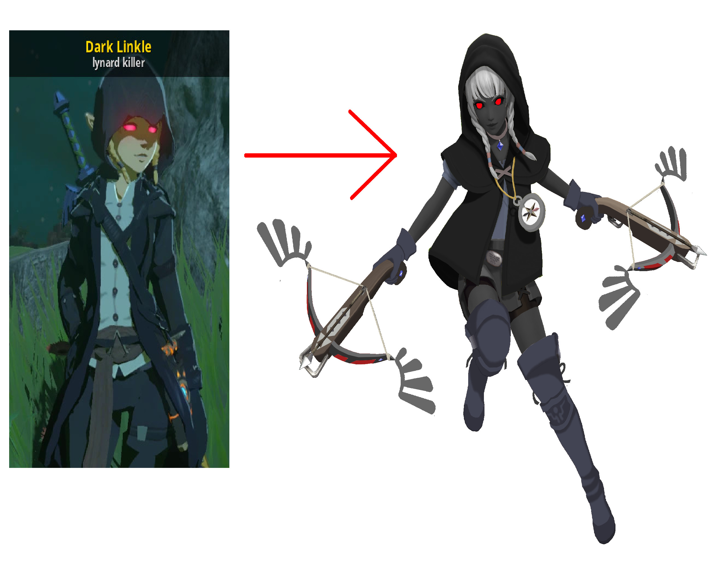 Dark Linkle Replacement Request for The Legend of Zelda: Breath of the ...