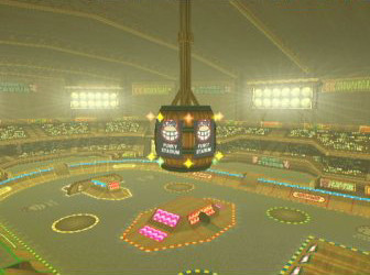 Funky Stadium over Battle Stadium [Mario Kart 8 Deluxe] [Requests]