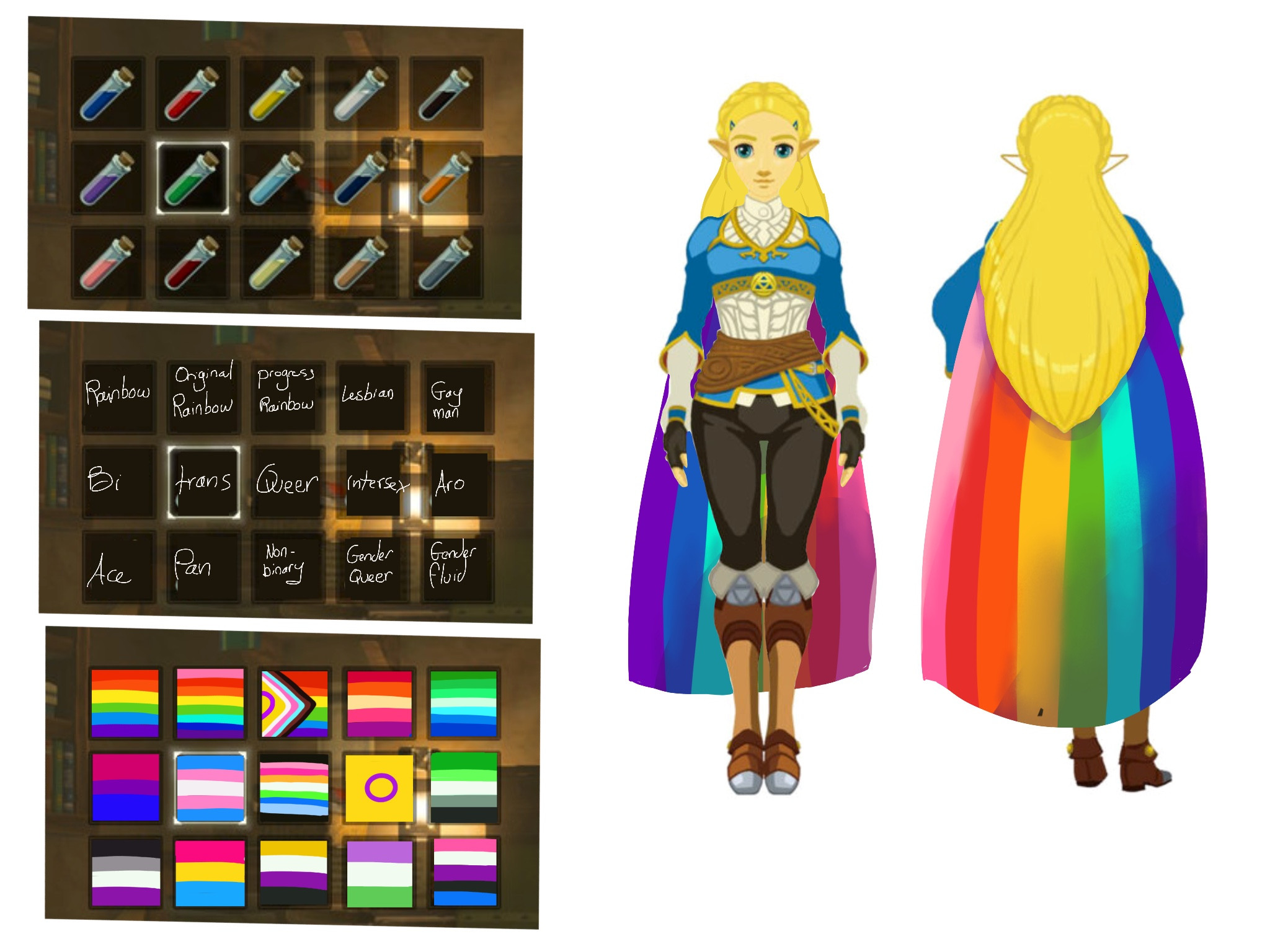 Pride Zelda [The Legend of Zelda: Breath of the Wild (WiiU)] [Requests]