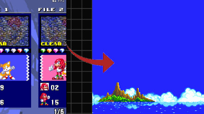 Title screen background for extra save slots Request for Sonic 3 A.I.R ...