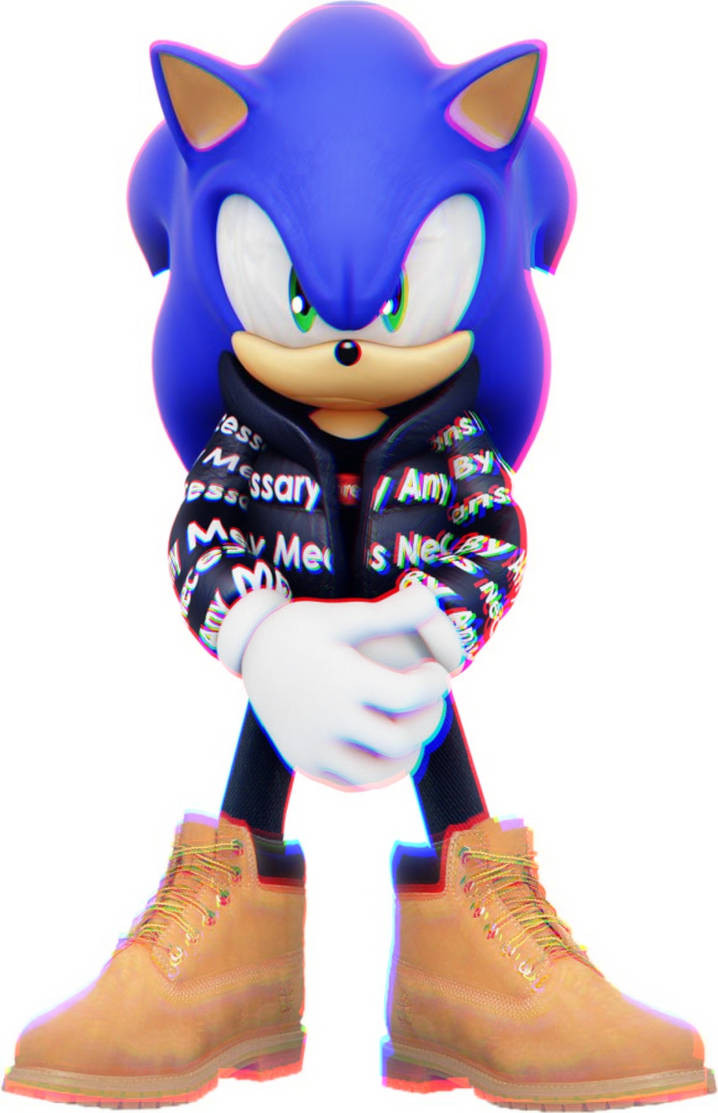 Sonic the Driphog over Super Sonic [Sonic Adventure DX] [Requests]