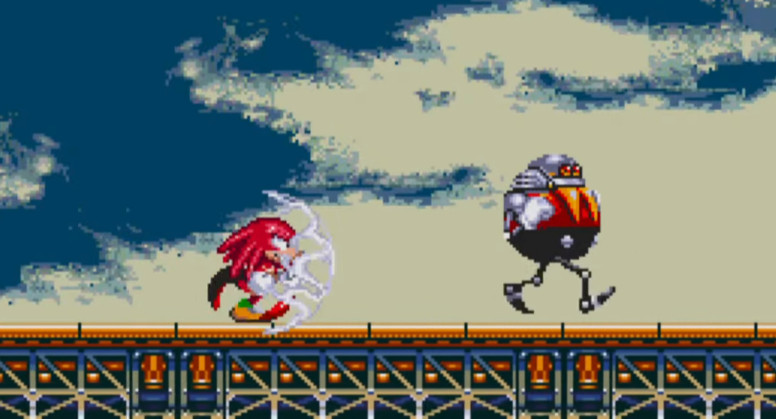 Eggrobo in Lava Reef Zone and Death Egg Zone boss fights when playing ...