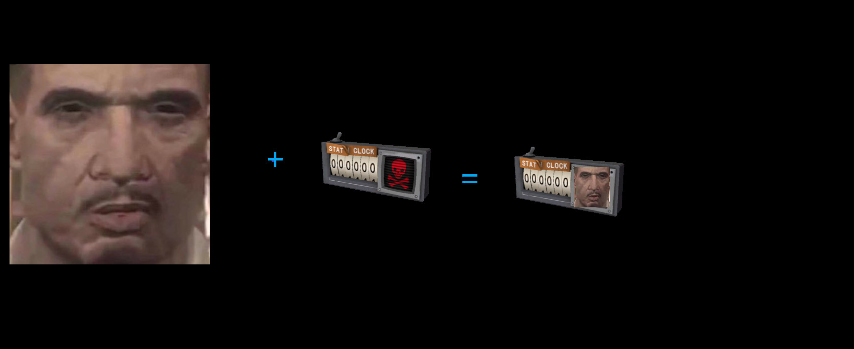 Last gen richtofen stat clock [Team Fortress 2] [Requests]