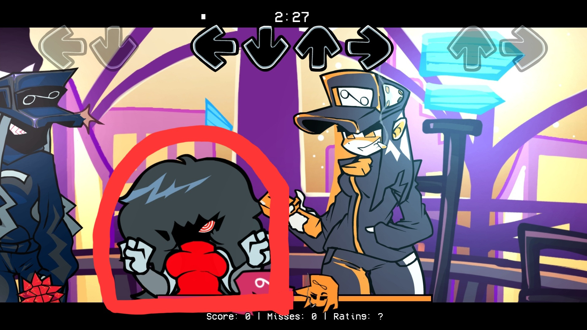 Cassette Goon GF (Goonie) over GF Request for Friday Night Funkin' | FNF Requests