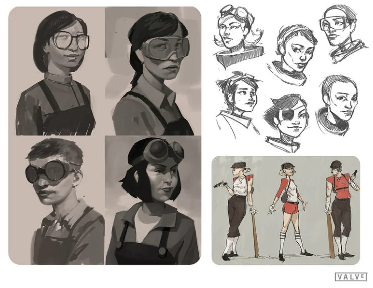 Cut Female Mercs Request for Team Fortress 2 | TF2 Requests