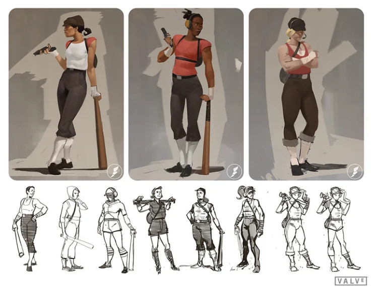Cut Female Mercs Request for Team Fortress 2 | TF2 Requests