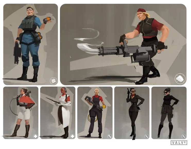 Cut Female Mercs Request for Team Fortress 2 | TF2 Requests