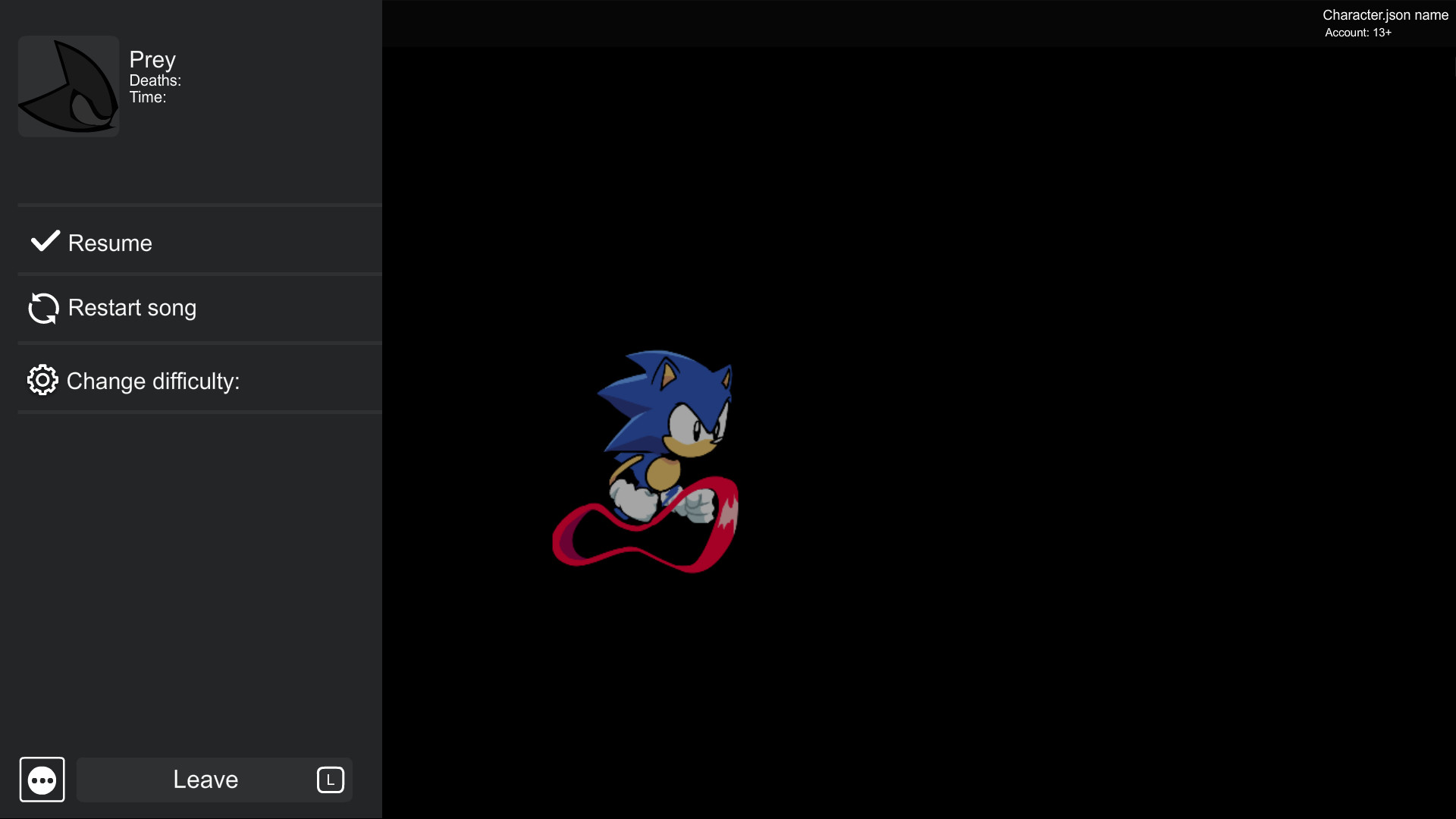 Roblox styled pause screen (386 POINTS!) [Friday Night Funkin'] [Requests]