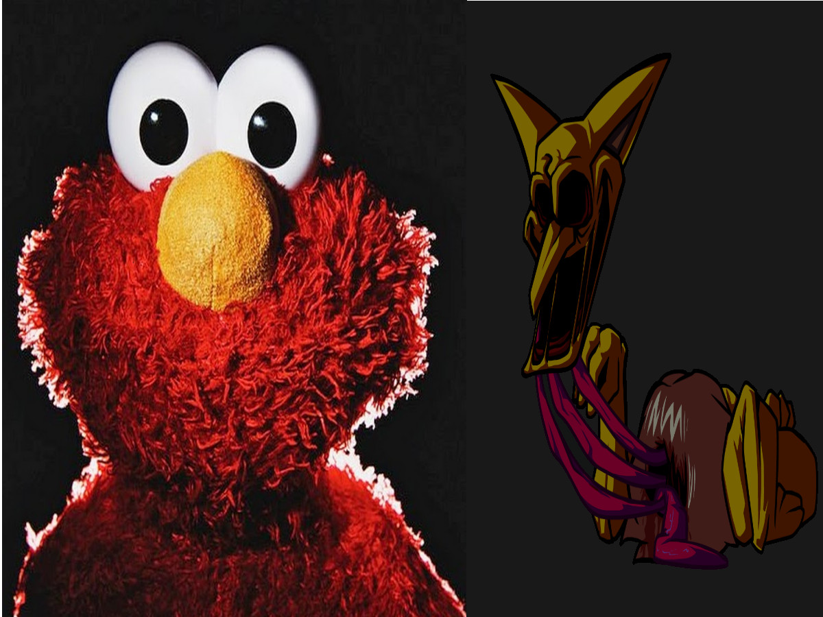 fnf left unchecked but elmo and gf sings it Request for Friday Night ...