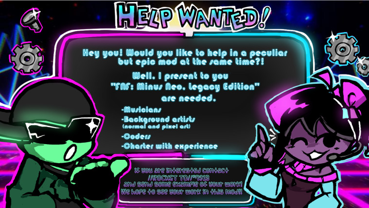 A team for: FNF: Minus Neo, Legacy Edition! [Friday Night Funkin ...