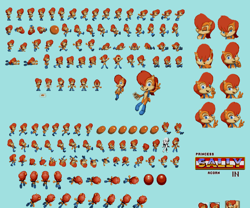 Extra Slot Sally Acorn with Abilities Request for Sonic 3 A.I.R ...