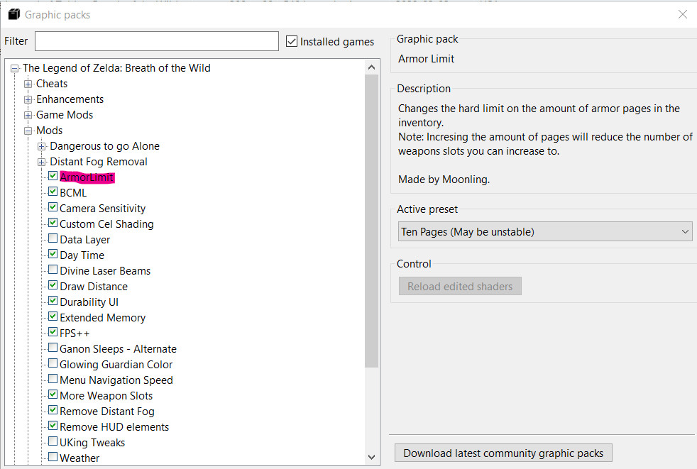 Increase Key Items Pages Request for The Legend of Zelda: Breath of the ...