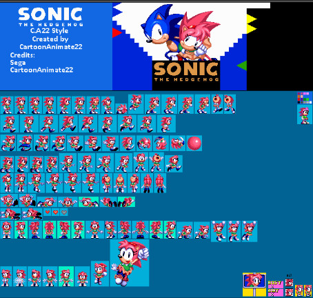 CA22 Character Sprites Request for Sonic CD (2011) | SCD Requests