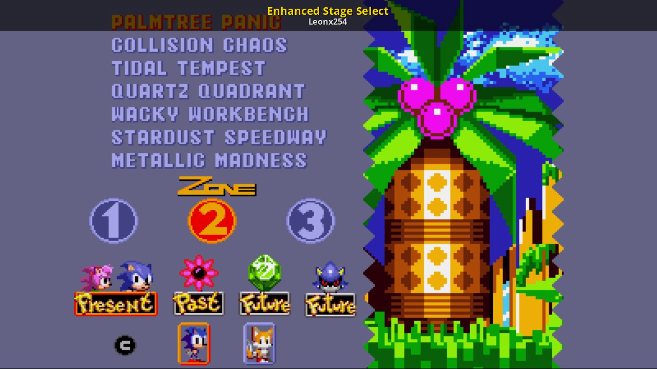 Stage Select for Sonic CD Request for Sonic Origins | SO Requests