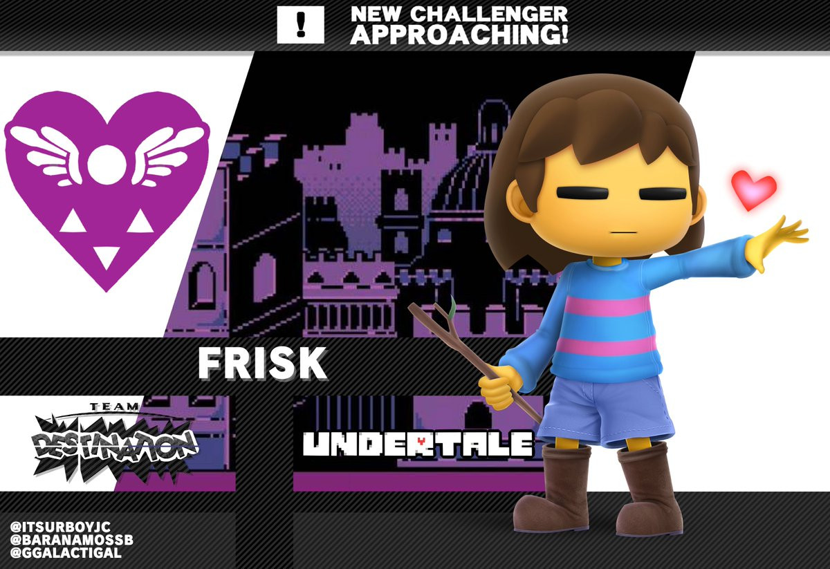 Frisk over Villager Request for Super Smash Bros. Ultimate | SSBU Requests