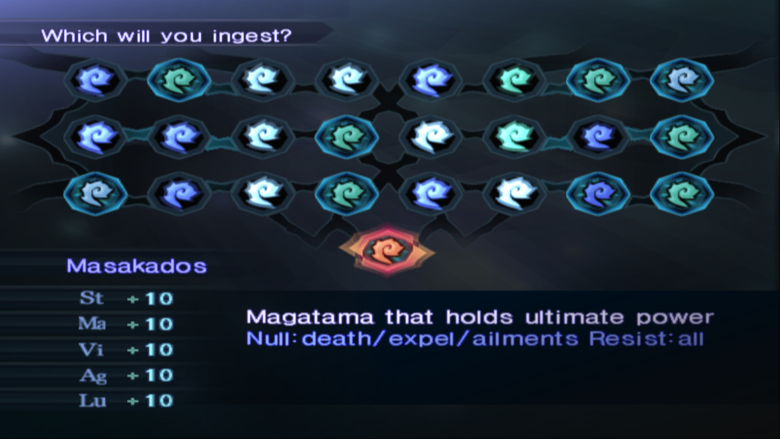 Nerf Masakados Magatama. Request for Shin Megami Tensei: III Nocturne HD | SMT III HD Requests