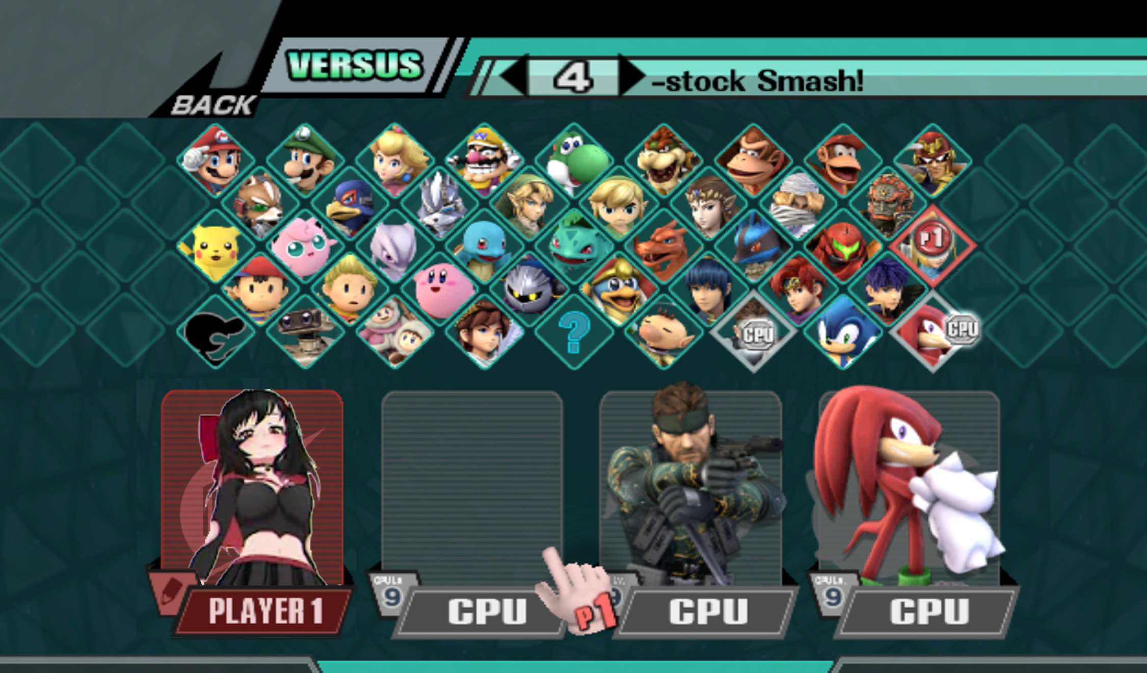 YadiDoll Zaotome over Zero Suit Samus in Super Smash Bros Project Plus ...