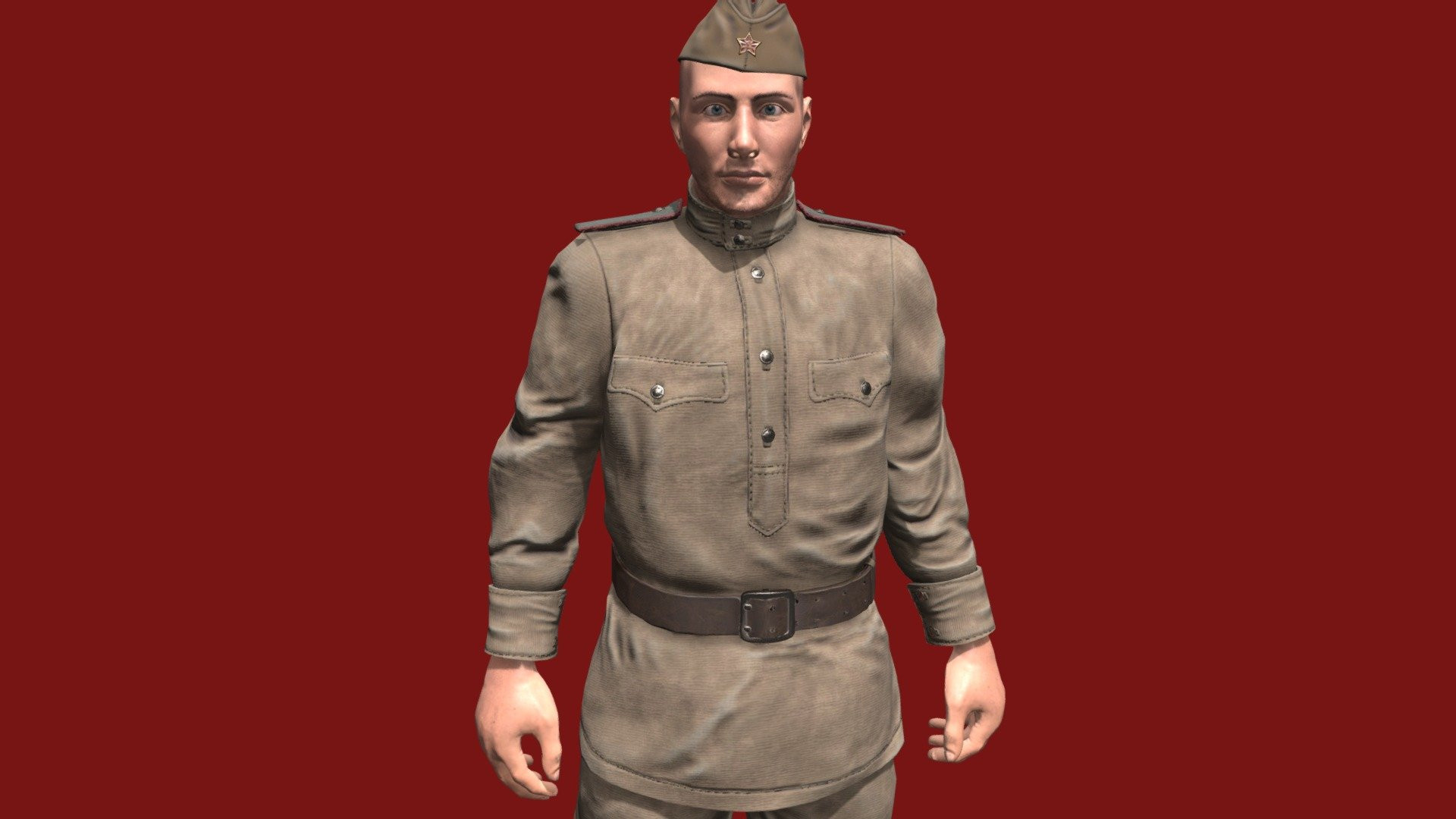 Soviet soldier playermodel [Sven Co-op] [Requests]