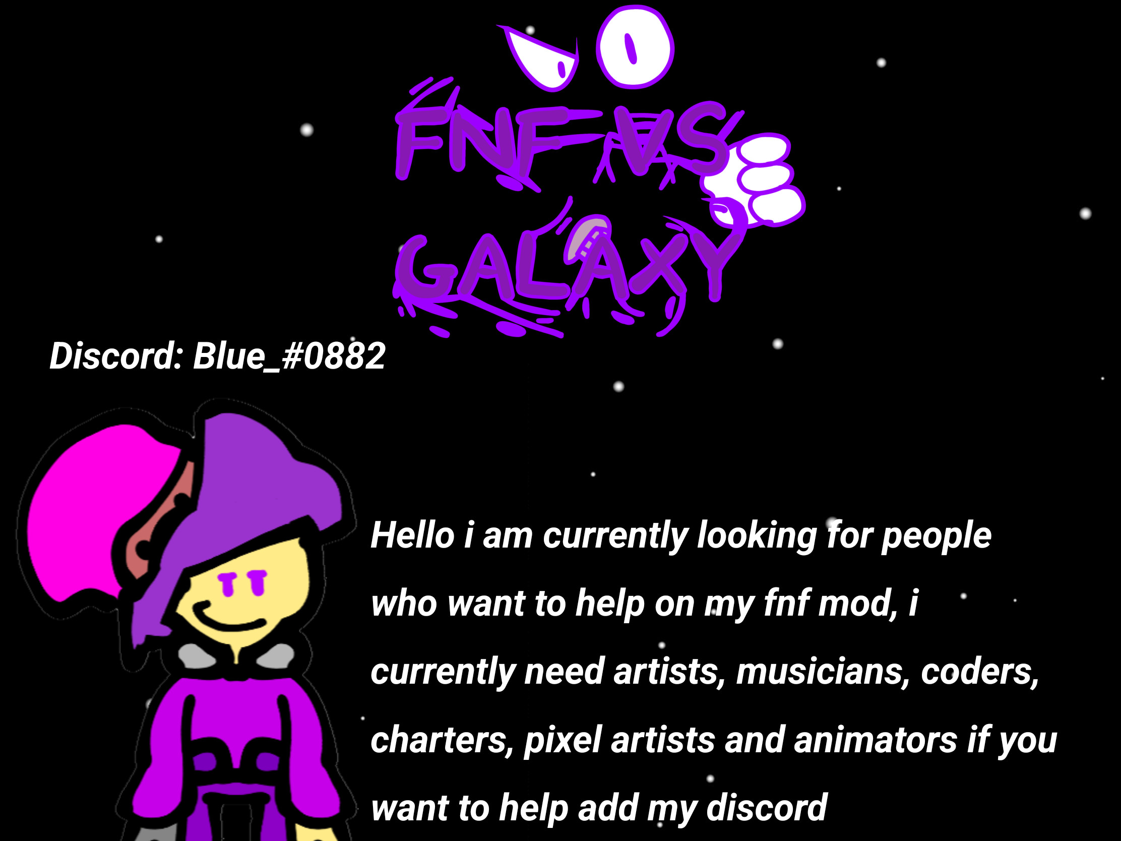 [ARTISTS AND ANIMATORS NEEDED] .Friday Night Funkin VS Galaxy Gaming ...