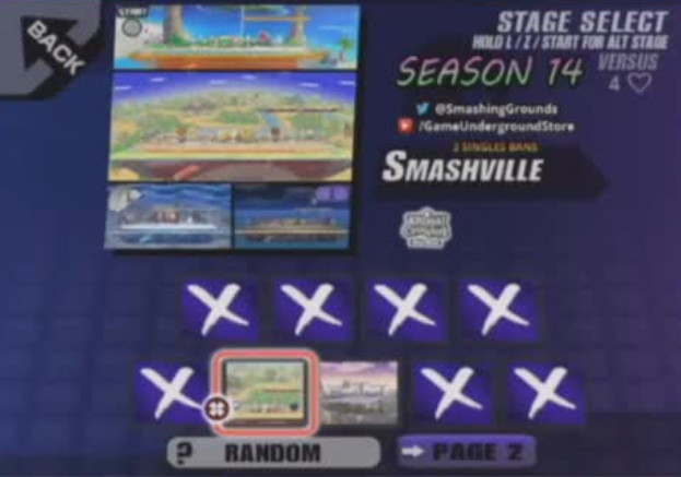 Ultimate TE Stage Selection with the ability to ban stages Request for ...