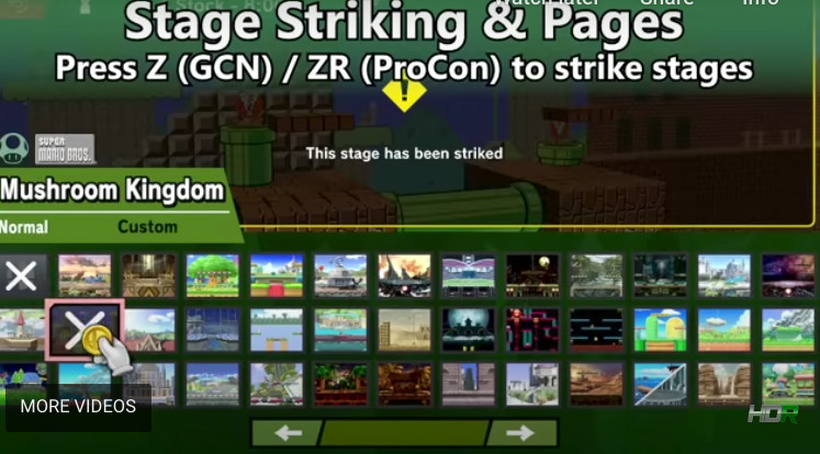 Ultimate TE Stage Selection with the ability to ban stages Request for ...