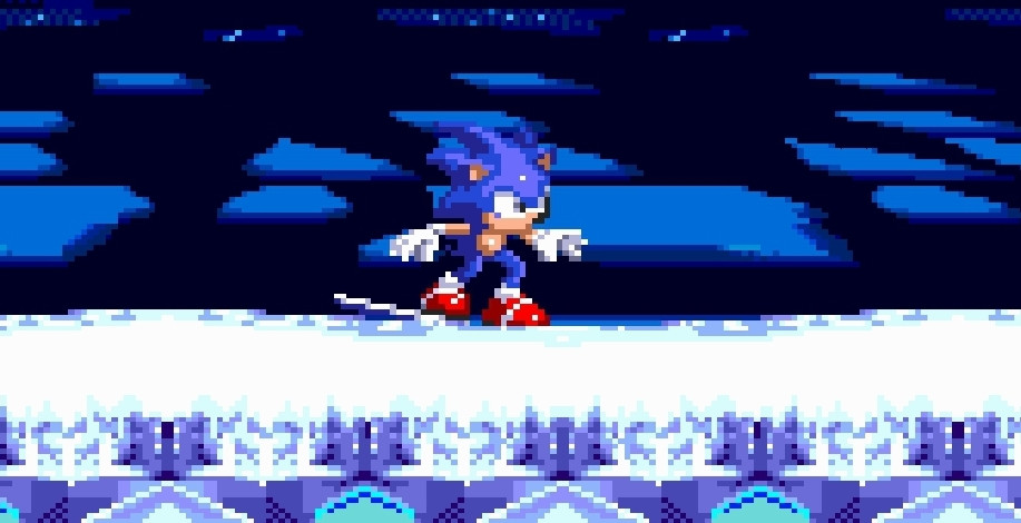 Ice cap zone snowboard section but it lasts the entire zone Request for ...