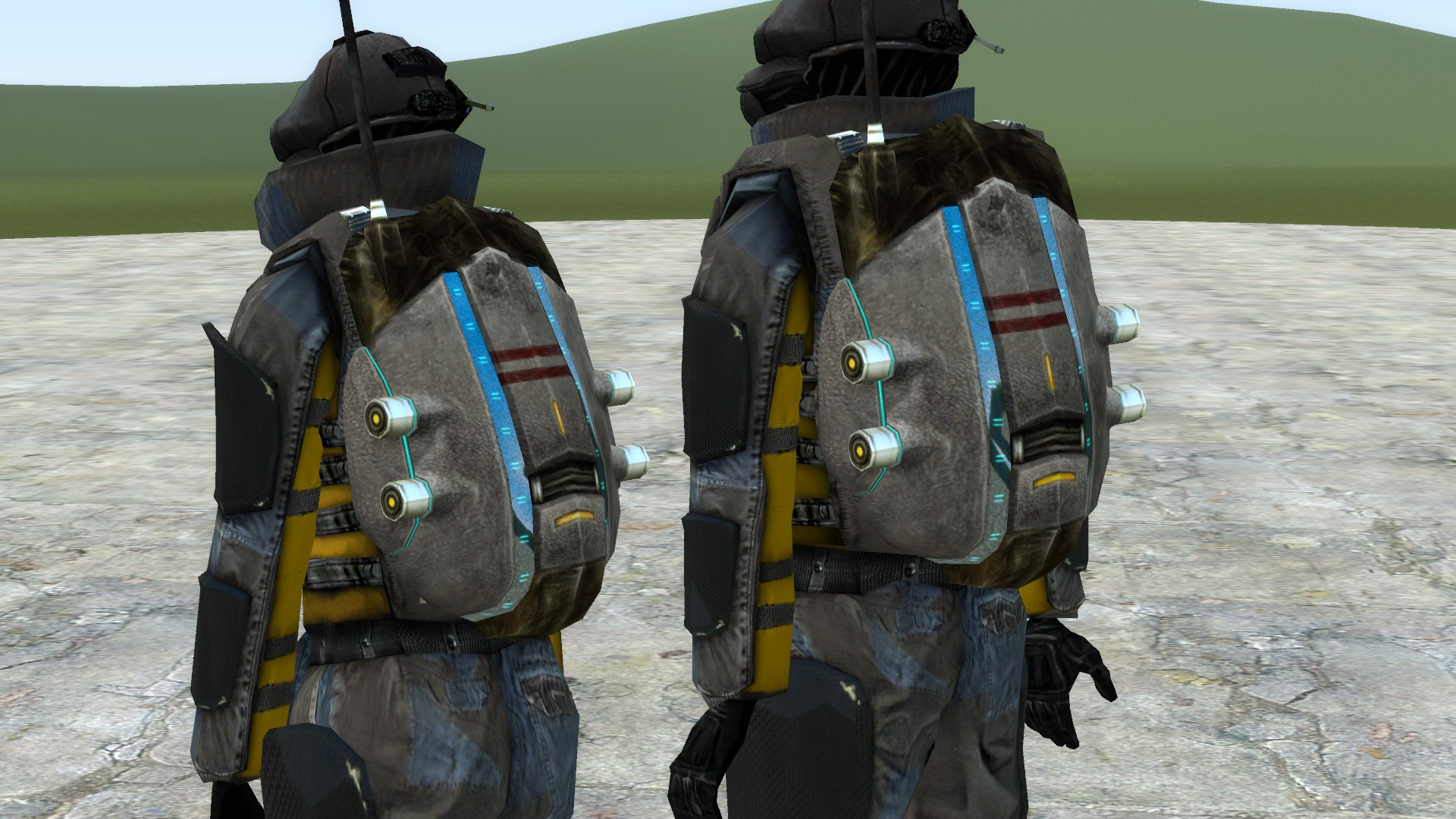 'HL2: Survivor' Combine Engineer backback for soldiers Request for Half ...