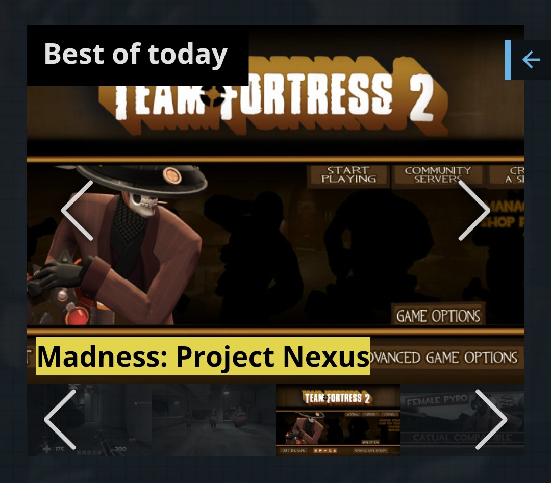 Madness: Project Nexus Request for Team Fortress 2 | TF2 Requests