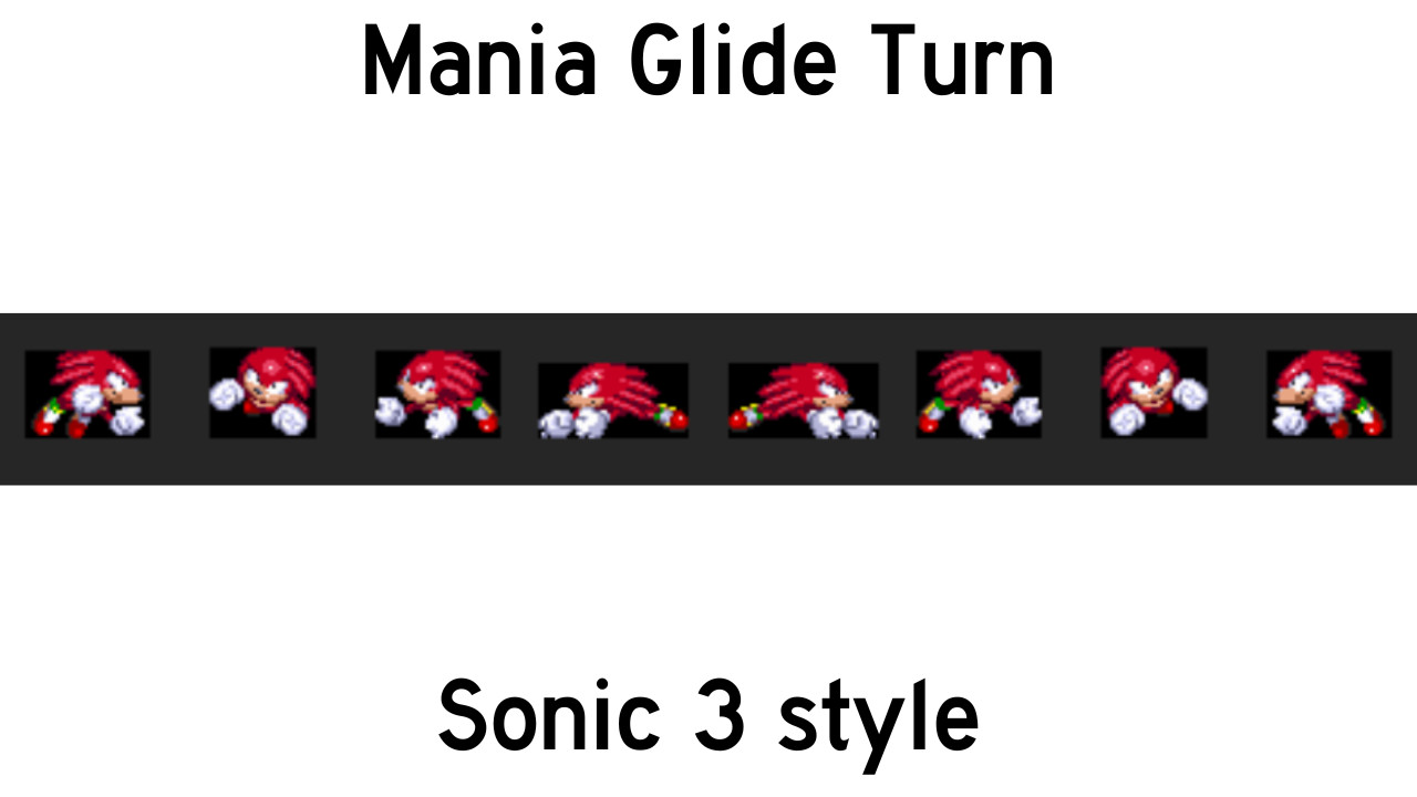 Mania Knuckles Glide Turn (S3 style) Request for Sonic 3 A.I.R. | S3AIR ...